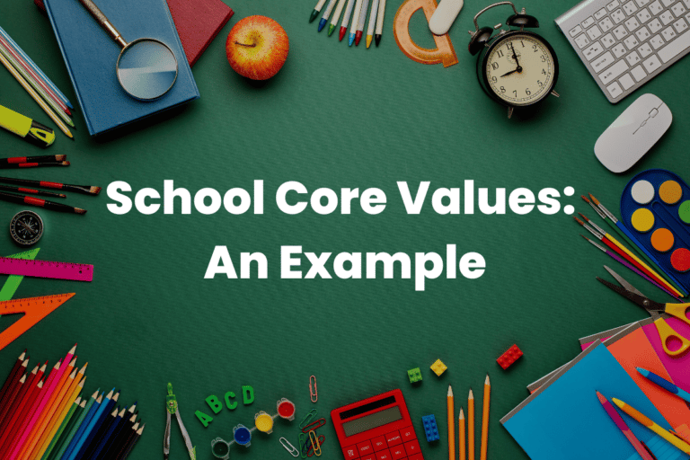 School Core Values: An Example - The Teaching Couple