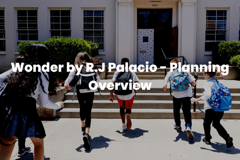 Wonder by R.J Palacio - Planning Overview - The Teaching Couple