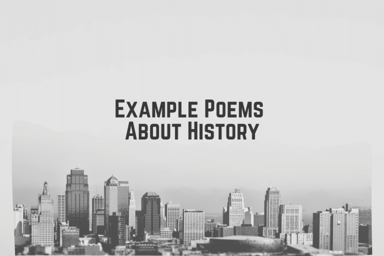 30 Descriptive Poems About History - The Teaching Couple