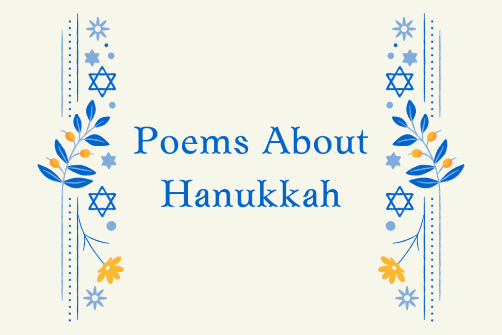 30 Poems About Hanukkah - The Teaching Couple