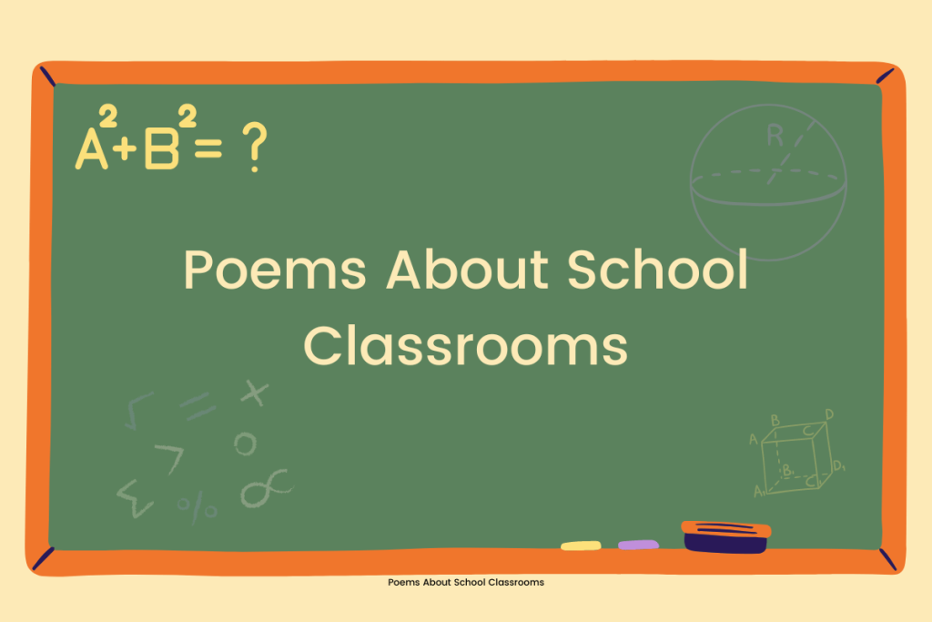 30 Poems About School Classrooms - The Teaching Couple