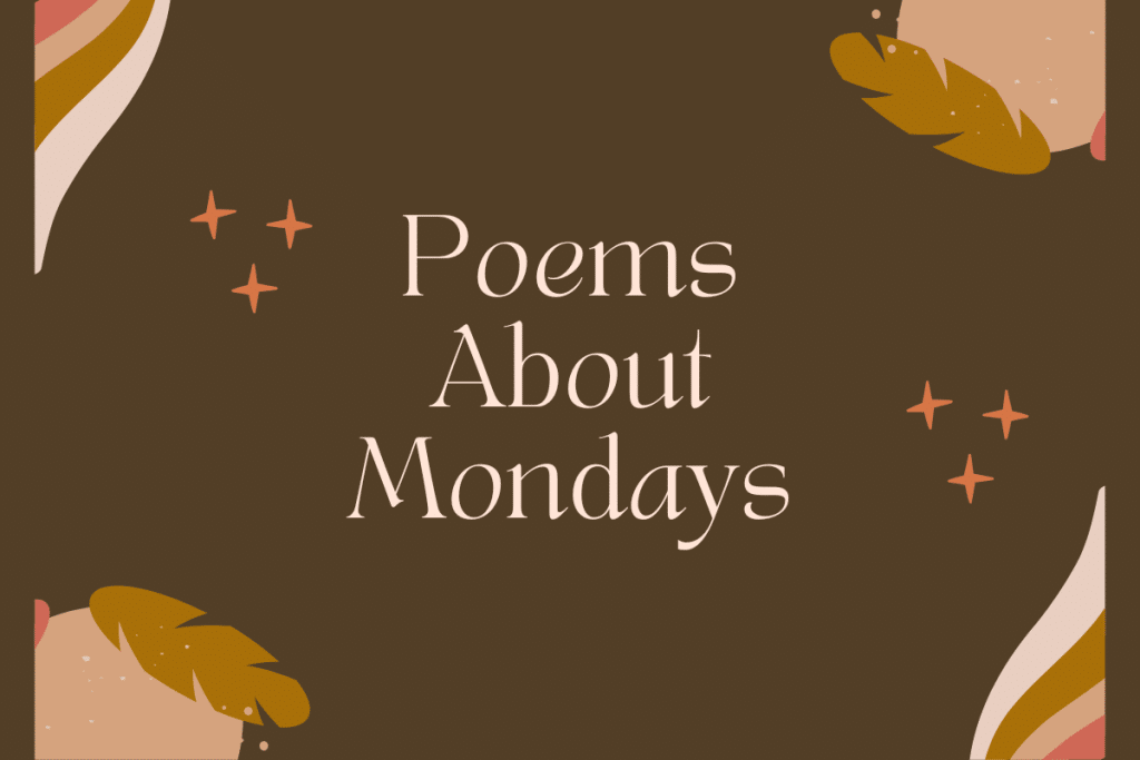 30 Poems About Mondays - The Teaching Couple