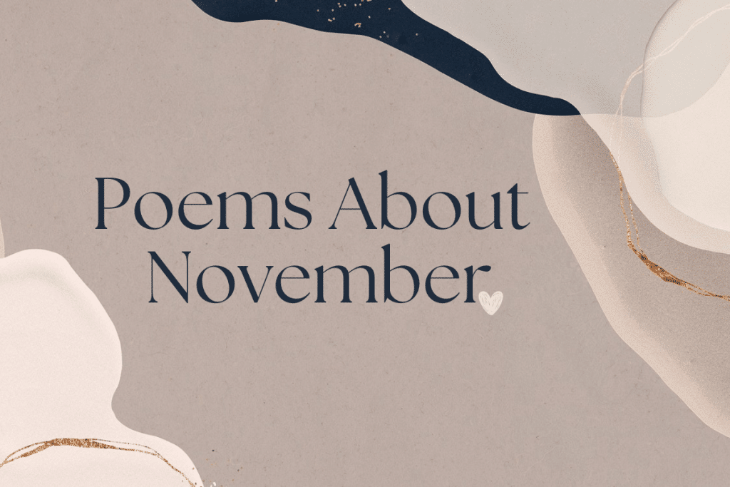 30 Poems About November - The Teaching Couple