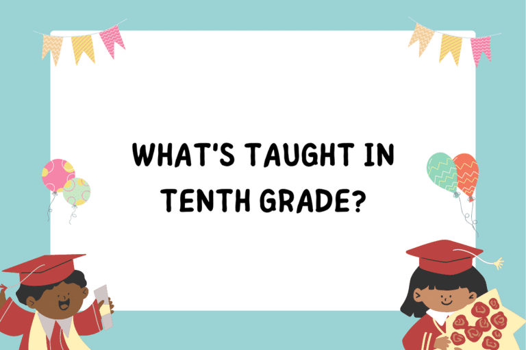 What's Taught In Tenth Grade? - The Teaching Couple
