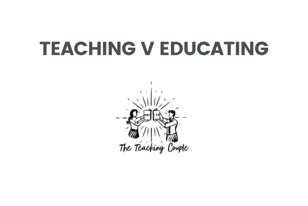 Teaching V Facilitating - The Teaching Couple