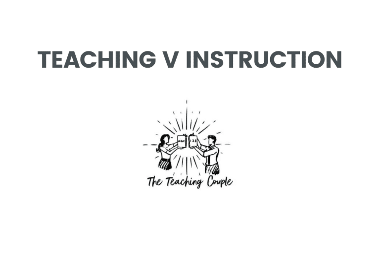 Teaching V Educating - The Teaching Couple