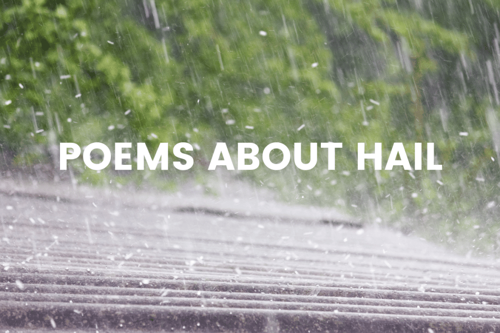 30 Poems About Hail - The Teaching Couple