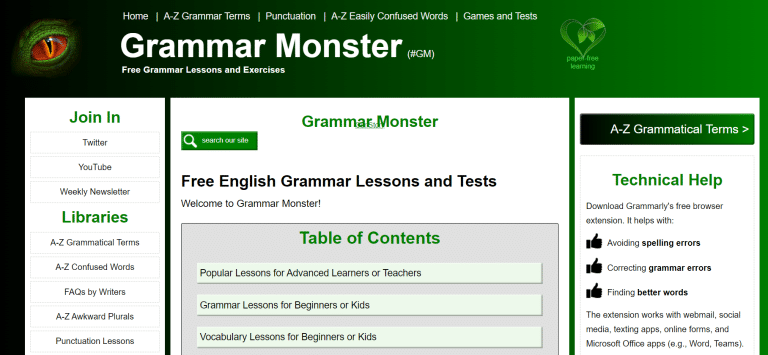 The 10 Best Grammar Games Online - The Teaching Couple