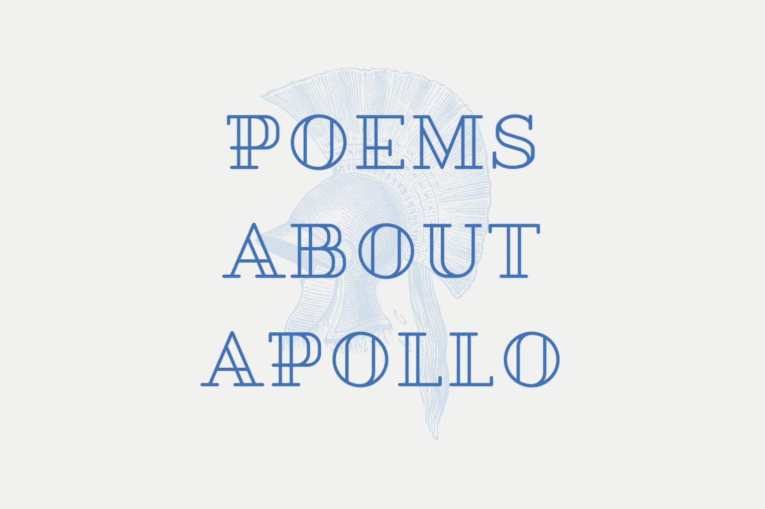35 Poems About Apollo - The Teaching Couple
