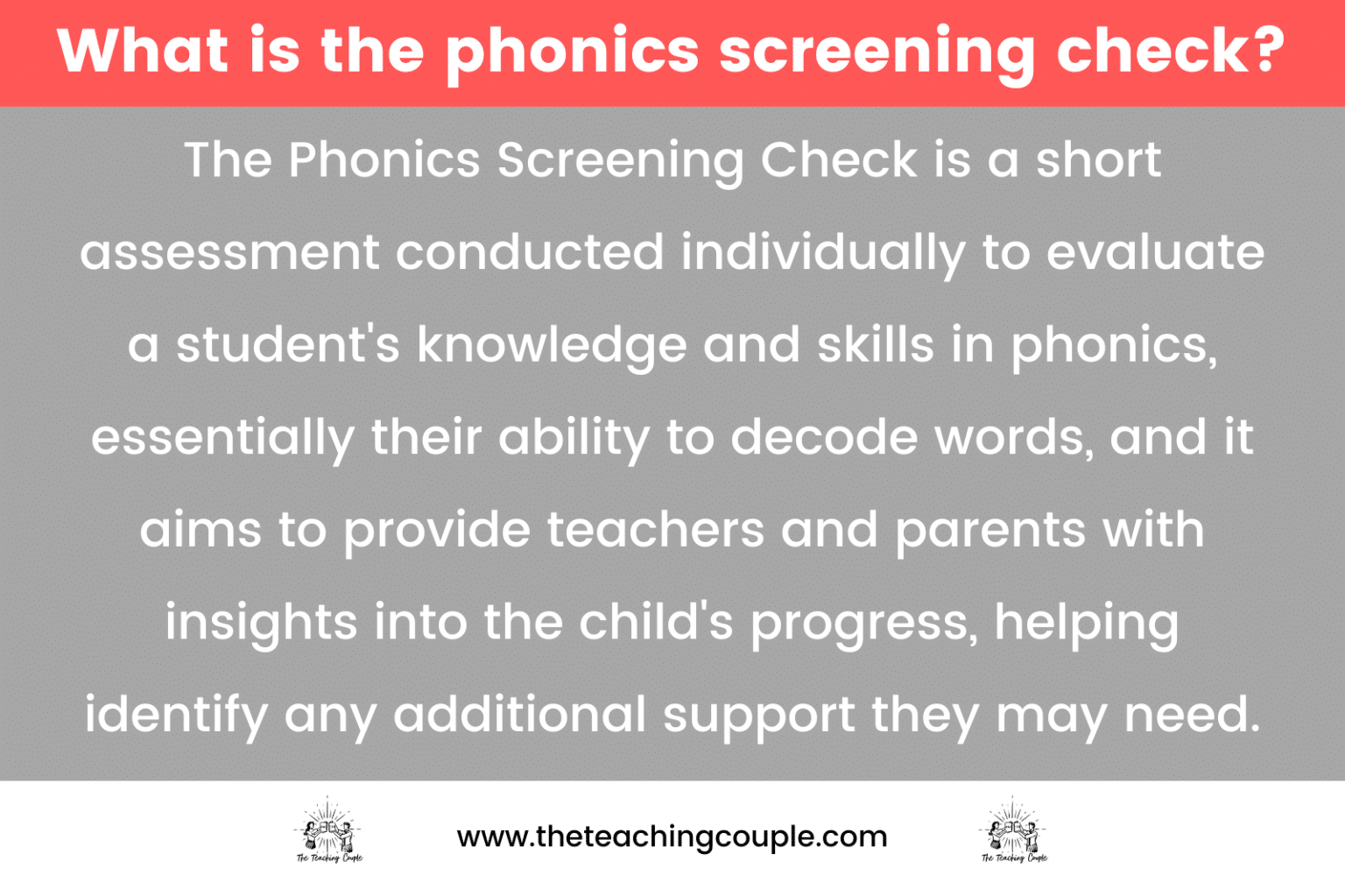 Resources For The Phonics Screen Check - The Teaching Couple