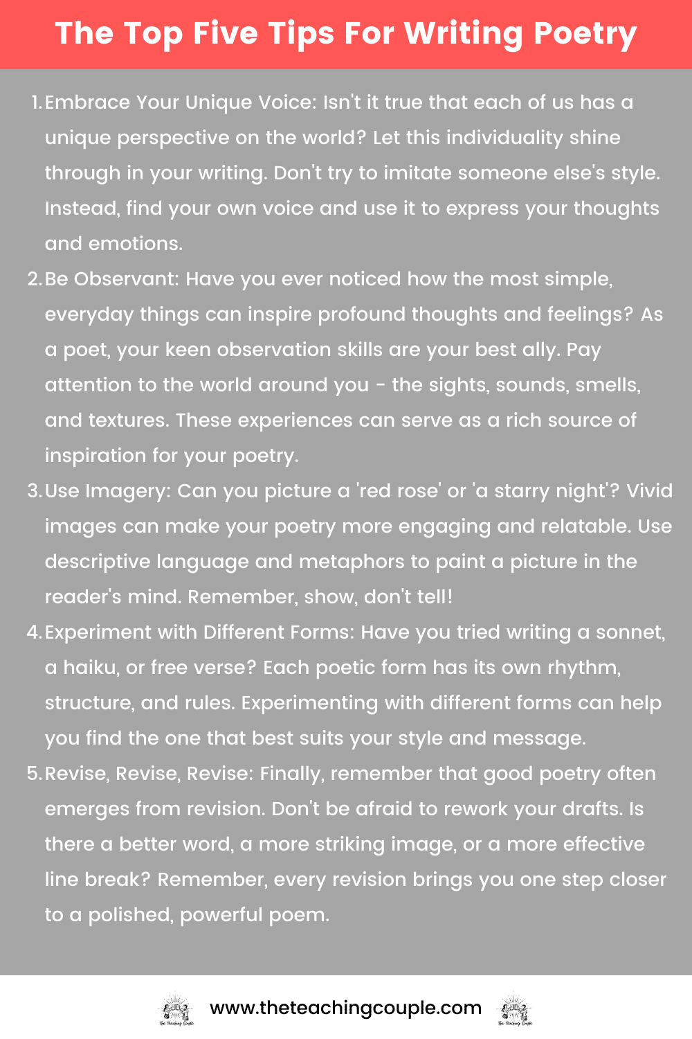 30 Poems About July - The Teaching Couple