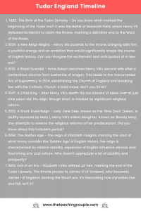 The Tudors - Planning Overview - The Teaching Couple