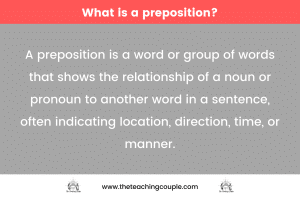 How To Teach Prepositions - The Teaching Couple