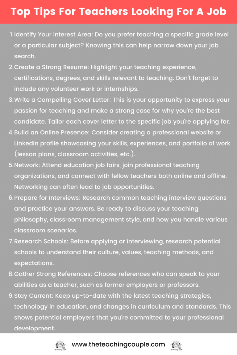 Top Ten Interview Questions For Teachers - The Teaching Couple