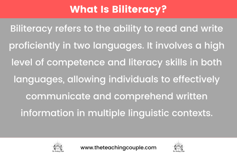 How To Teach For Biliteracy - The Teaching Couple