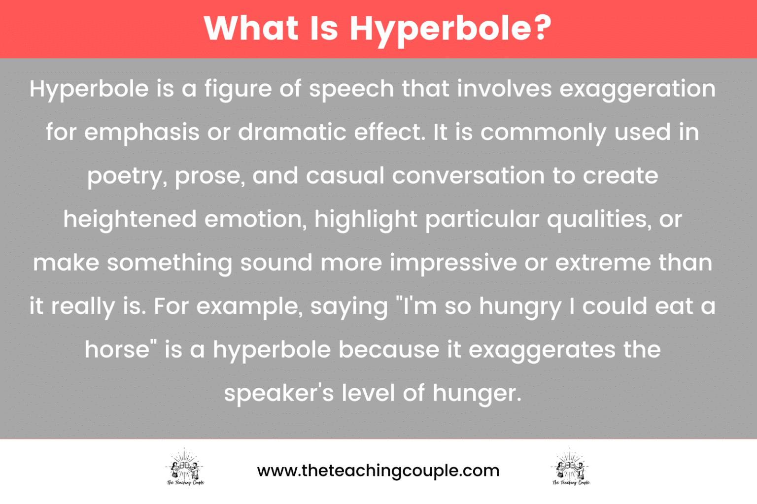 What Is Hyperbole? - The Teaching Couple