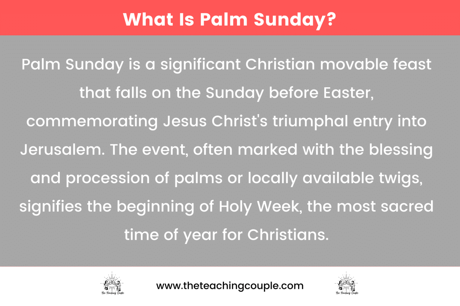 50 Poems About Palm Sunday - The Teaching Couple