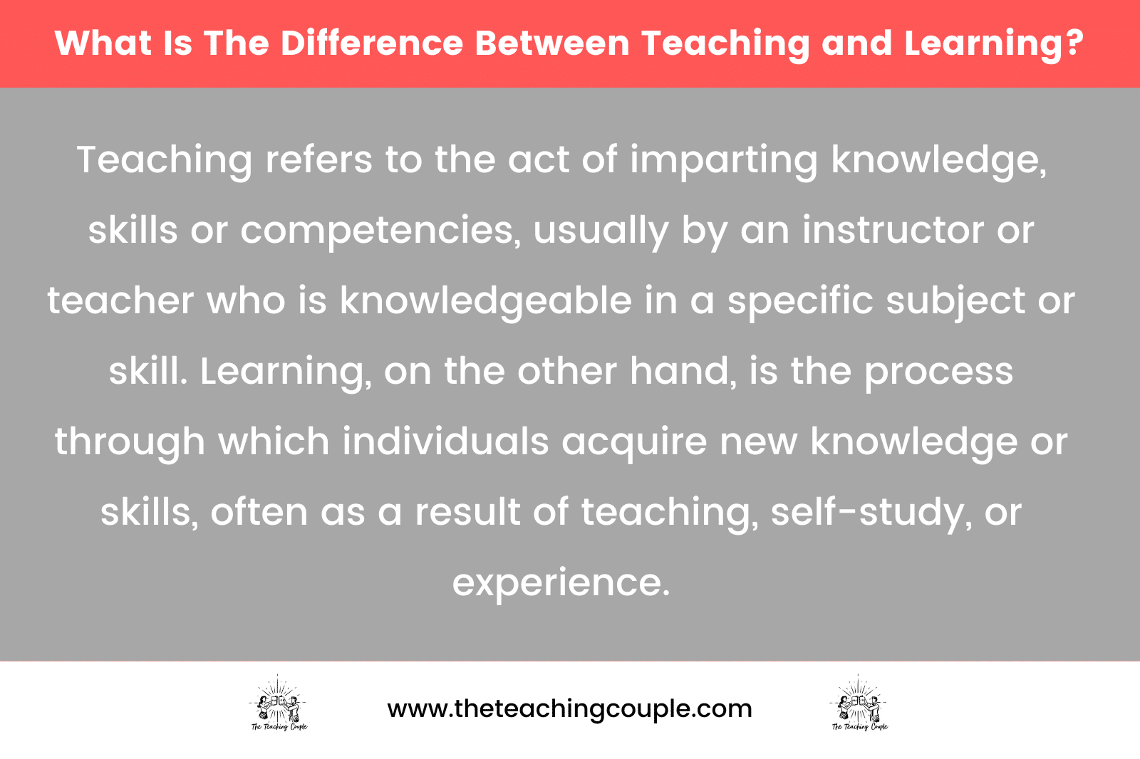 Where Do Teaching And Learning Come Together? - The Teaching Couple