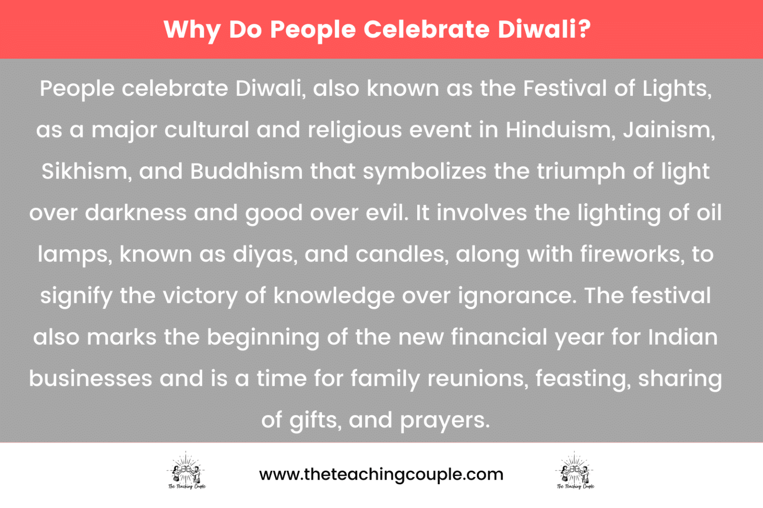 How To Teach Your Class About Diwali - The Teaching Couple